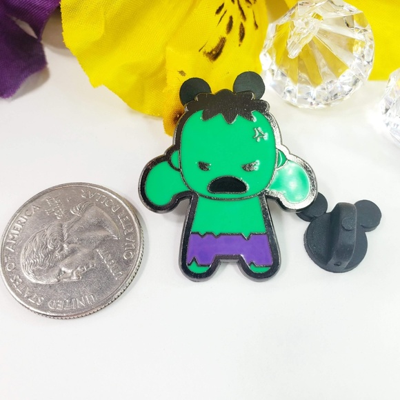 Disney | Jewelry | 425 Disney Marvel Hulk Green Pin | Poshmark